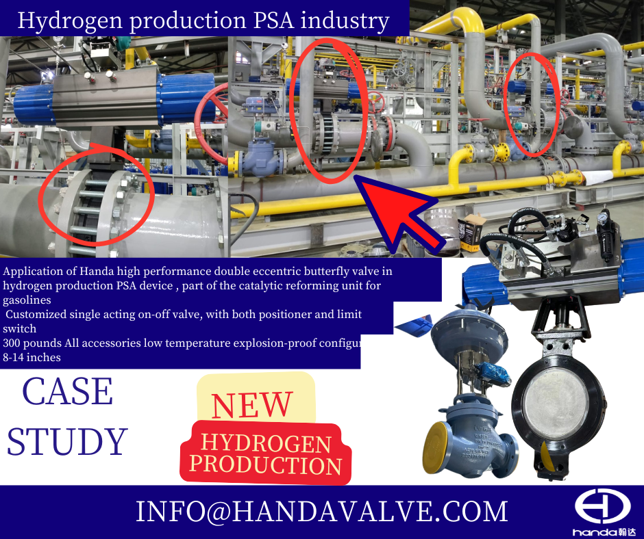 handavalve » Double offset Butterfly Valves Hydrogen Production PSA Process