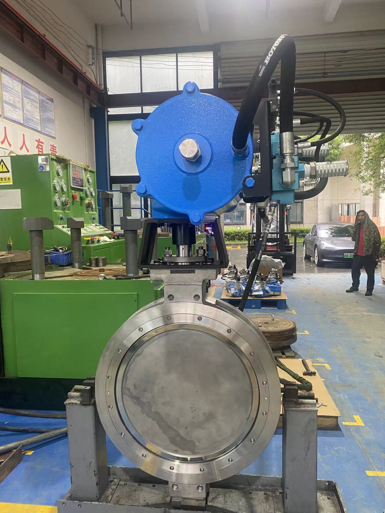 handavalve » High performance Double-eccentric VPSA Butterfly Valve DN1000